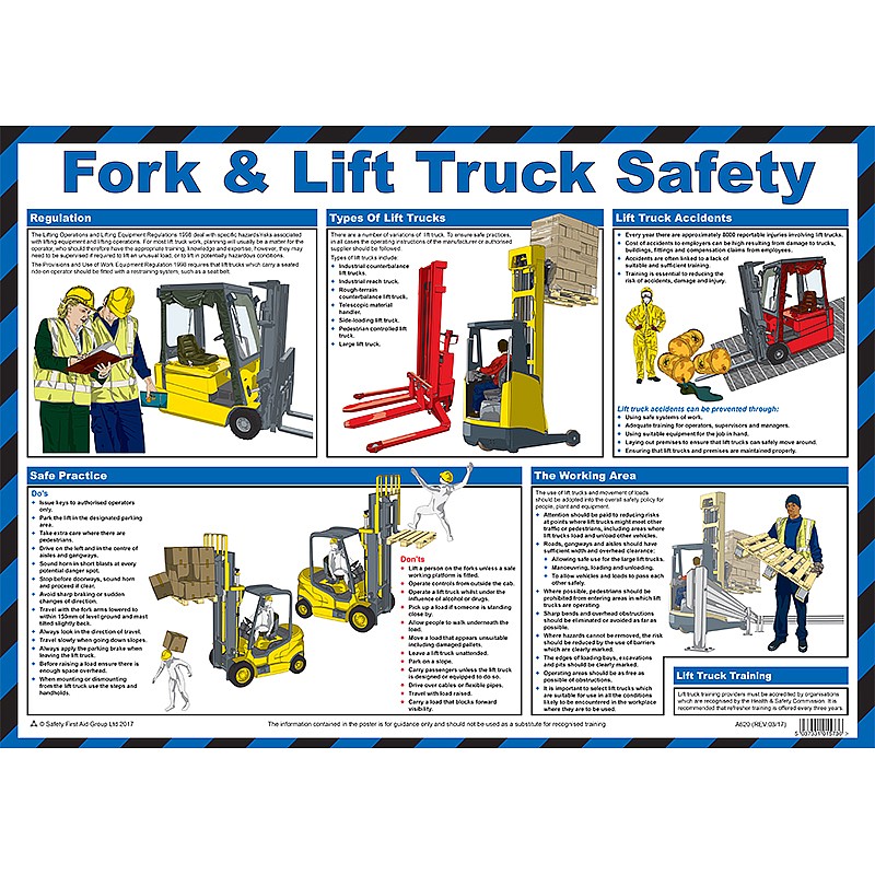 Lift Truck Safety Posters Workplace Matters: Forklift Safety: Safe Use