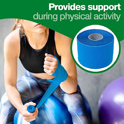 HypaPlast Blue Waterproof Strapping Tape for dressings | First Aid Online