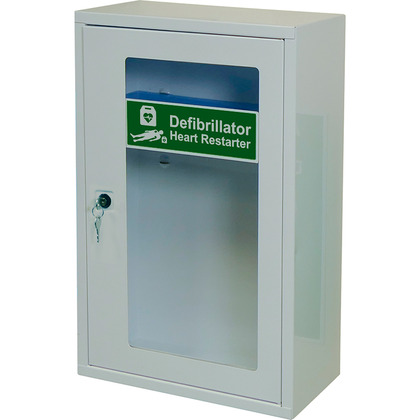 AED Defib Wall Cabinet with Thumb Lock | Cabinets | First Aid Online