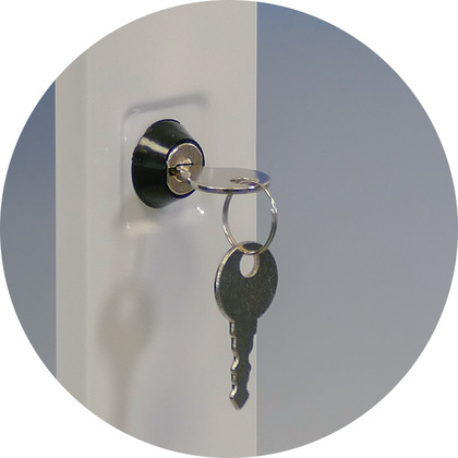 AED Defib Wall Cabinet with Thumb Lock | Cabinets | First Aid Online