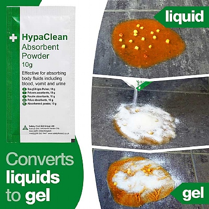 Absorbent Powders for Bodily Fluid Spills | First Aid online