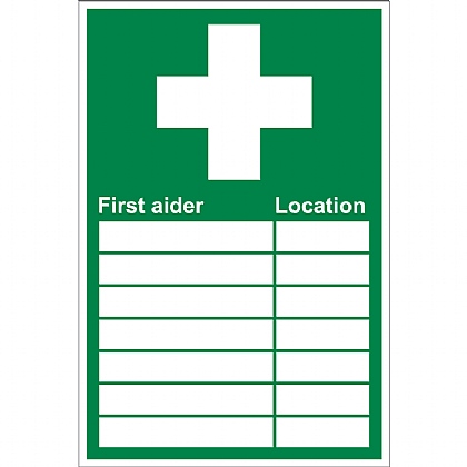 First Aid Kit Sign, 20x30cm, Vinyl | First Aid Signs | First Aid Online