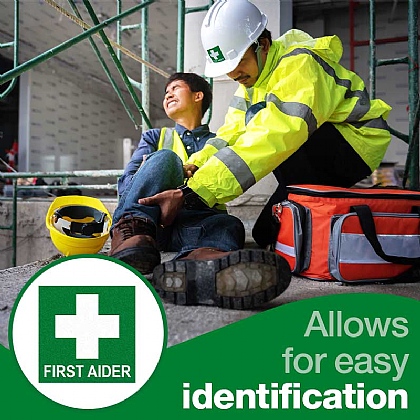 Designated First Aider Identification | Safety Awareness | Safety ...