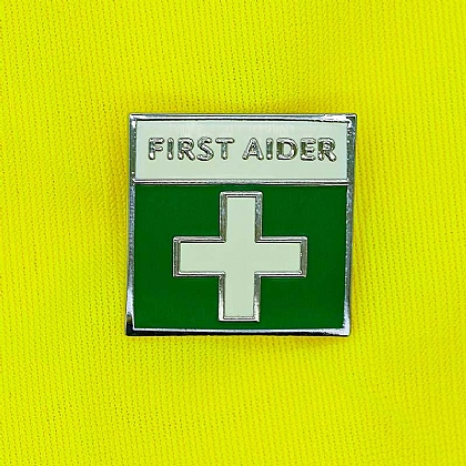 Designated First Aider Identification | Safety Awareness | Safety ...