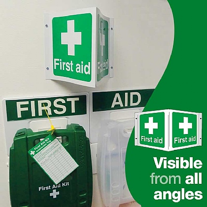 First Aider & Location Sign (20cmx30cm)